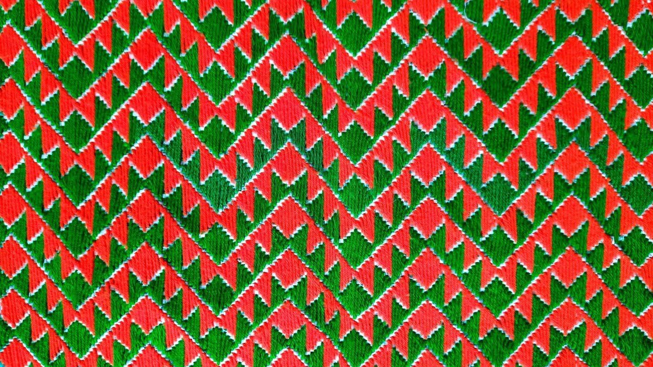 Plastic sake /bostar 'ZIGZAG ASON ' .sitting mat /bosar ason. - YouTube