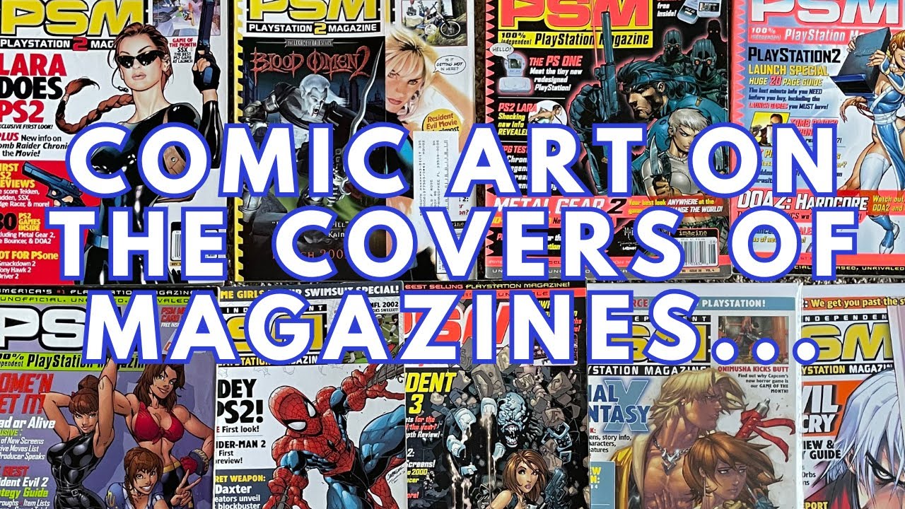 Comic Art on The Covers of Magazines | Minnesota Comic Geek - YouTube