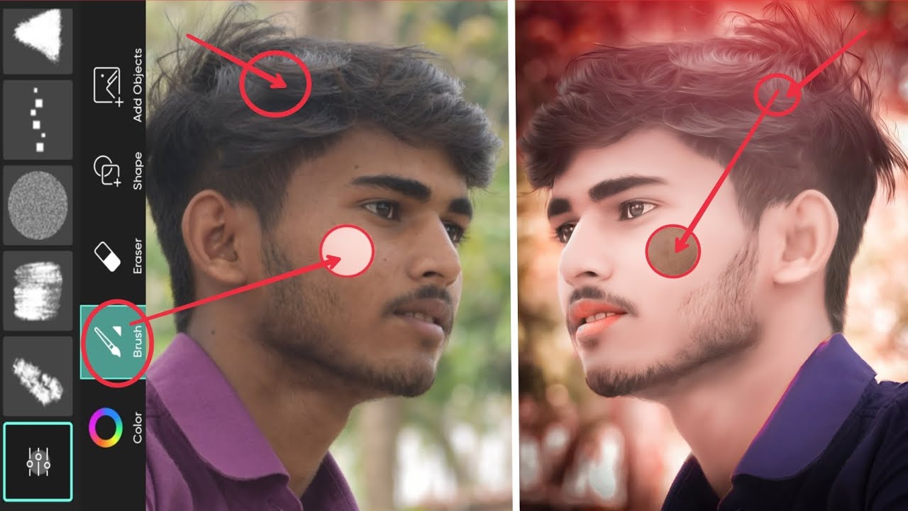 Autodesk sketchbook face smooth photo editing full HD photo editing ...