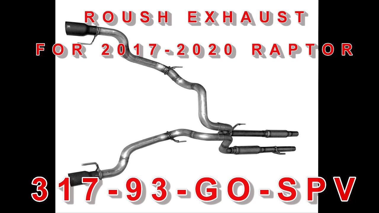 2017-2020 FORD RAPTOR ROUSH EXHAUST SOUND CLIP F-150 2019 20 - YouTube