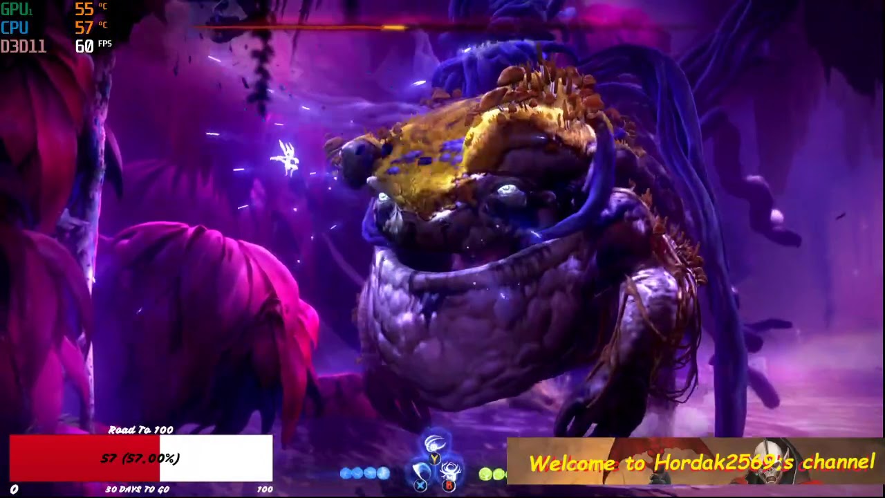 Ori and the will of the wisps Toad Boss Fight - YouTube