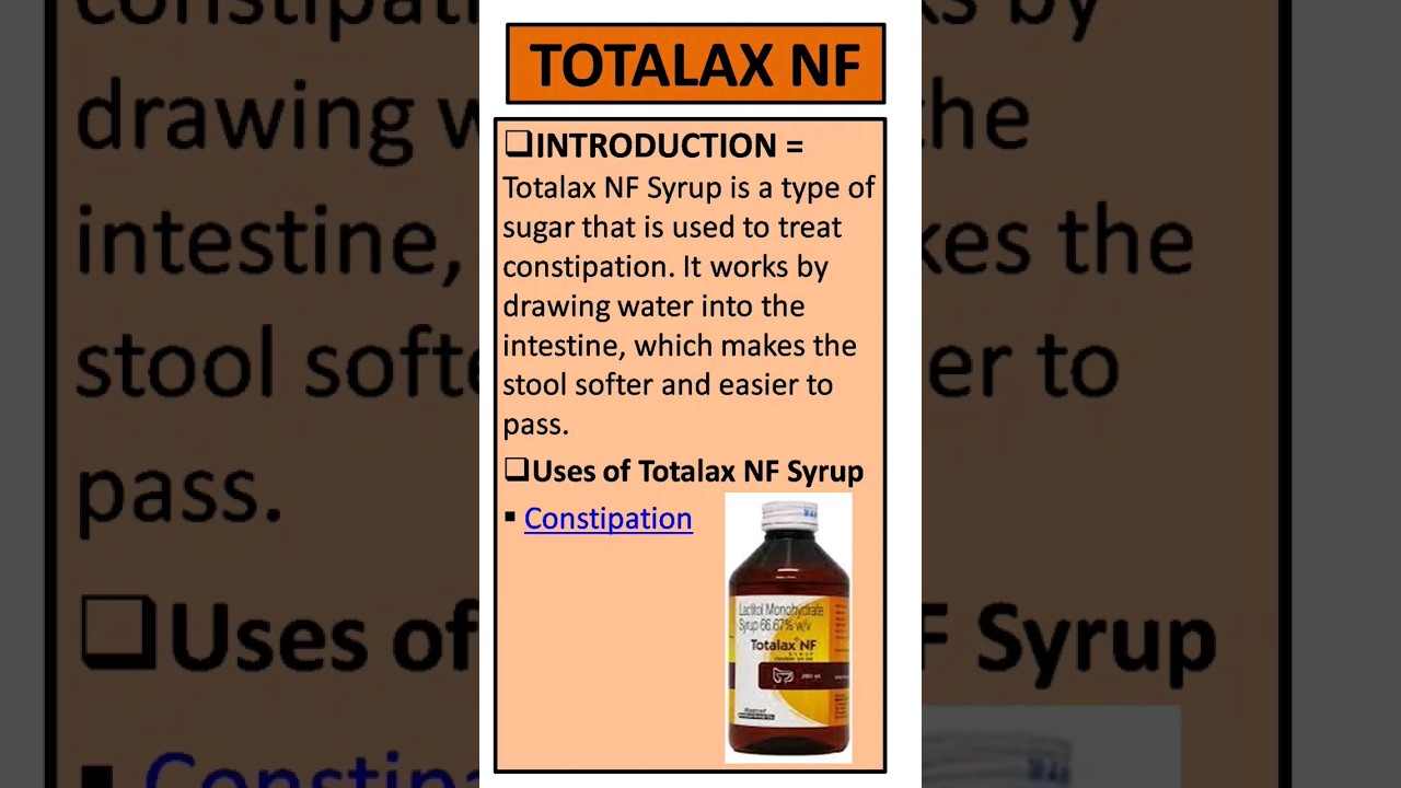 TOTALAX NF👈🙏#healthtips #medicalstudent #trendingshorts #mbbs #neet2023 ...