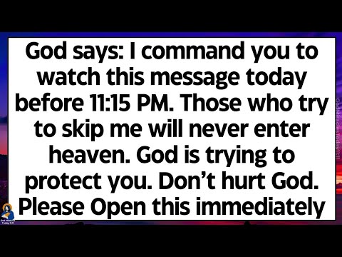 🧾 God says, I command you to watch this now. Those who skip me will ...