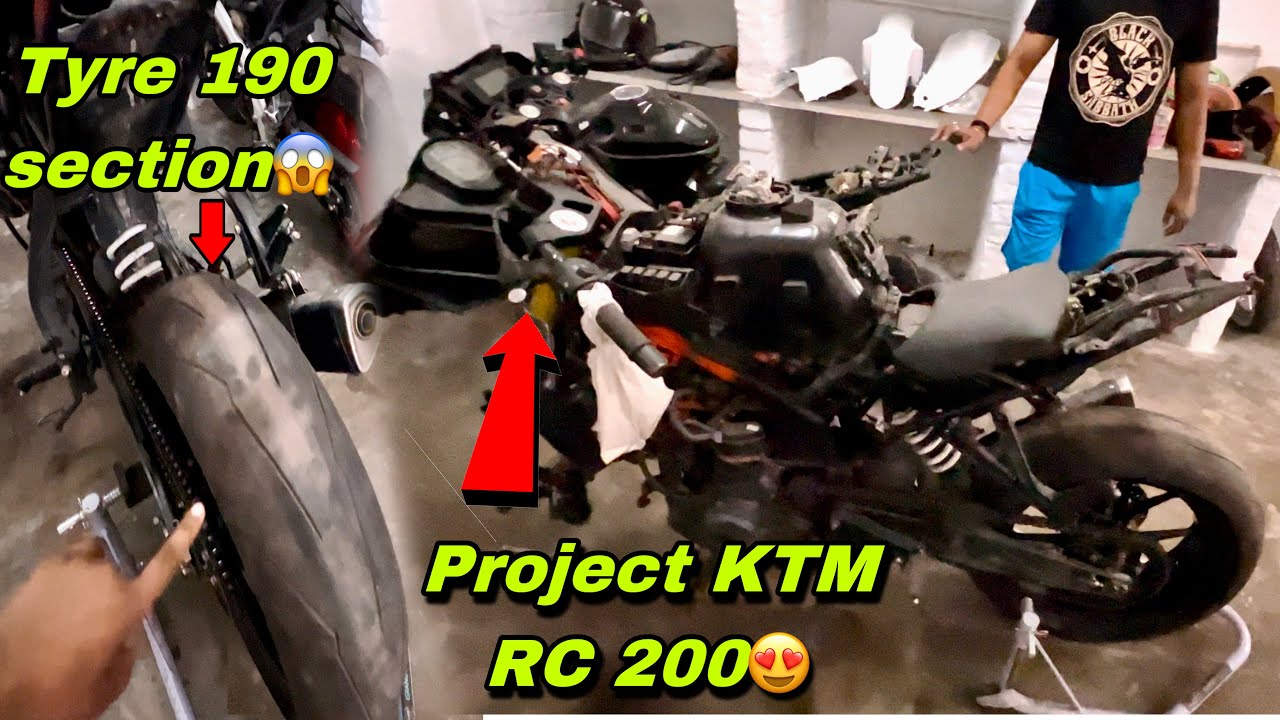 Finally Apni KTM RC200 ka Project Start ho Raha😍 | Best Modified KTM RC ...