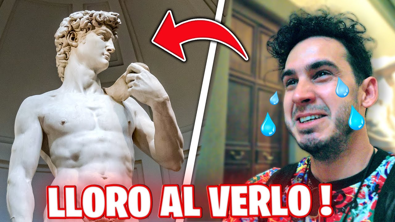 ROMPO EN LLANTO AL VER EL DAVID DE MIGUEL ANGEL ! CUMPLÍ UN SUEÑO ...