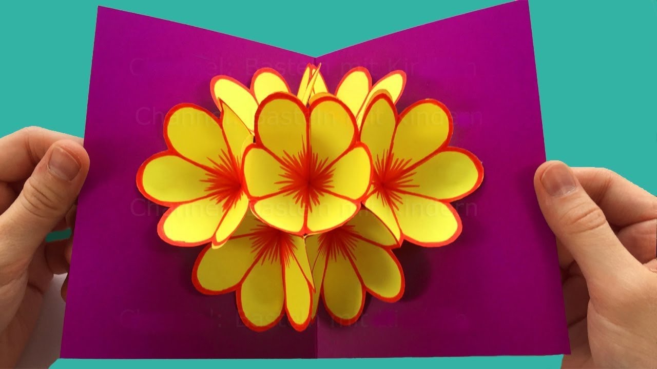 "Origami" hand craft idea nice pepar flower Reporter Tube Media - YouTube