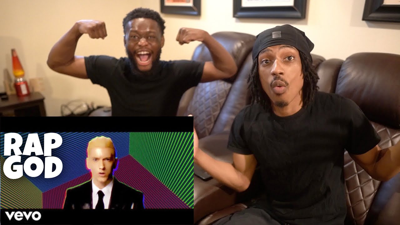 EMINEM - RAP GOD | REACTION! ( BARS 🔥) - YouTube