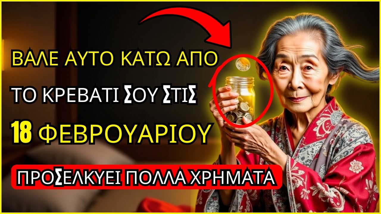 ΓΙΝΕ ΠΛΟΥΣΙΟΣ! Βάλε ΑΥΤΟ ΚΑΤΩ από το ΚΡΕΒΑΤΙ στις 18 Φεβρουαρίου και ...