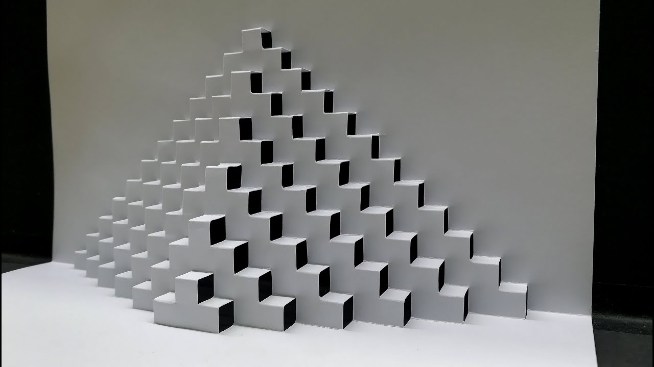 3d geometric card｜pop up design｜paper art｜origami｜kirigami art｜幾何卡片教程 ...
