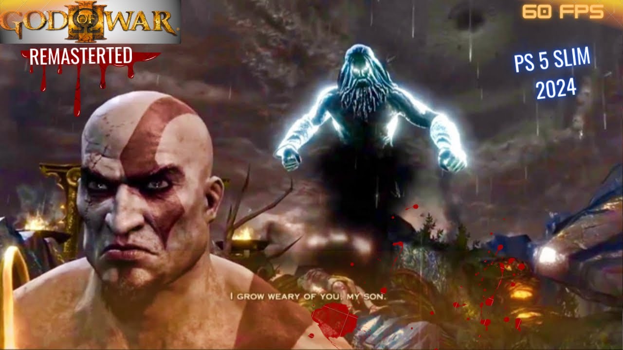 God of War 3 Remastered | Kratos Vs Zeus and Gaia (final boss fight ...