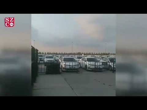 Son dakika… Yüzlerce araç gece yarısı Yenikapı’ya getirildi
