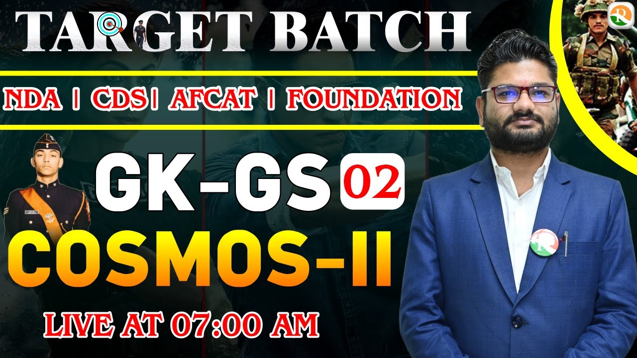 COSMOS -2 for NDA | NDA Geography Classes | NDA Geography Preparation ...