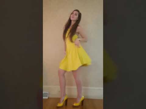 Fap Fap Fancam Yellow Dress Twerkin and Seduce Fans