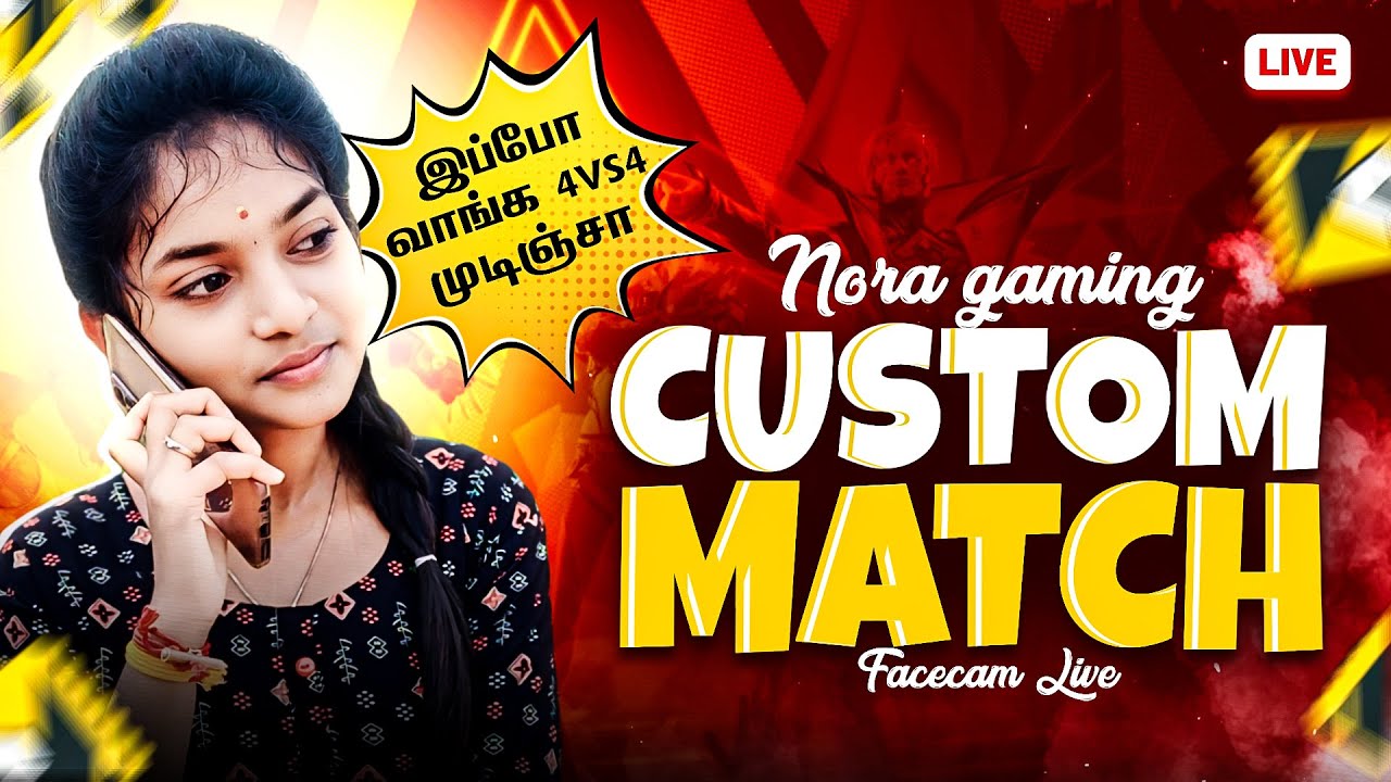 Free Fire Live with Nora gaming 💖NEW SEASON 🔥 Free Fire Live ! # ...