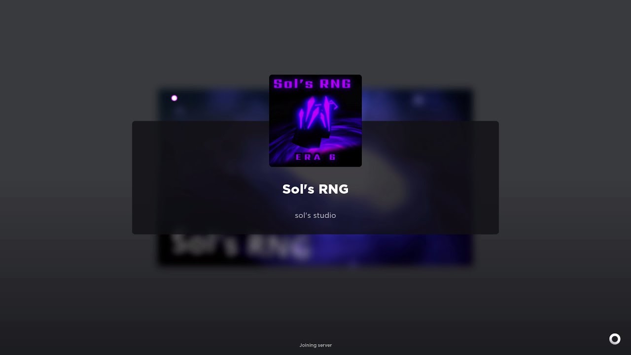 Roblox Sol's RNG Gameplay - YouTube