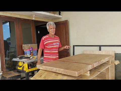 DINING TABLE FROM CURLY MANGO WOOD‼️ VARNISHING PROCESS #1 - YouTube