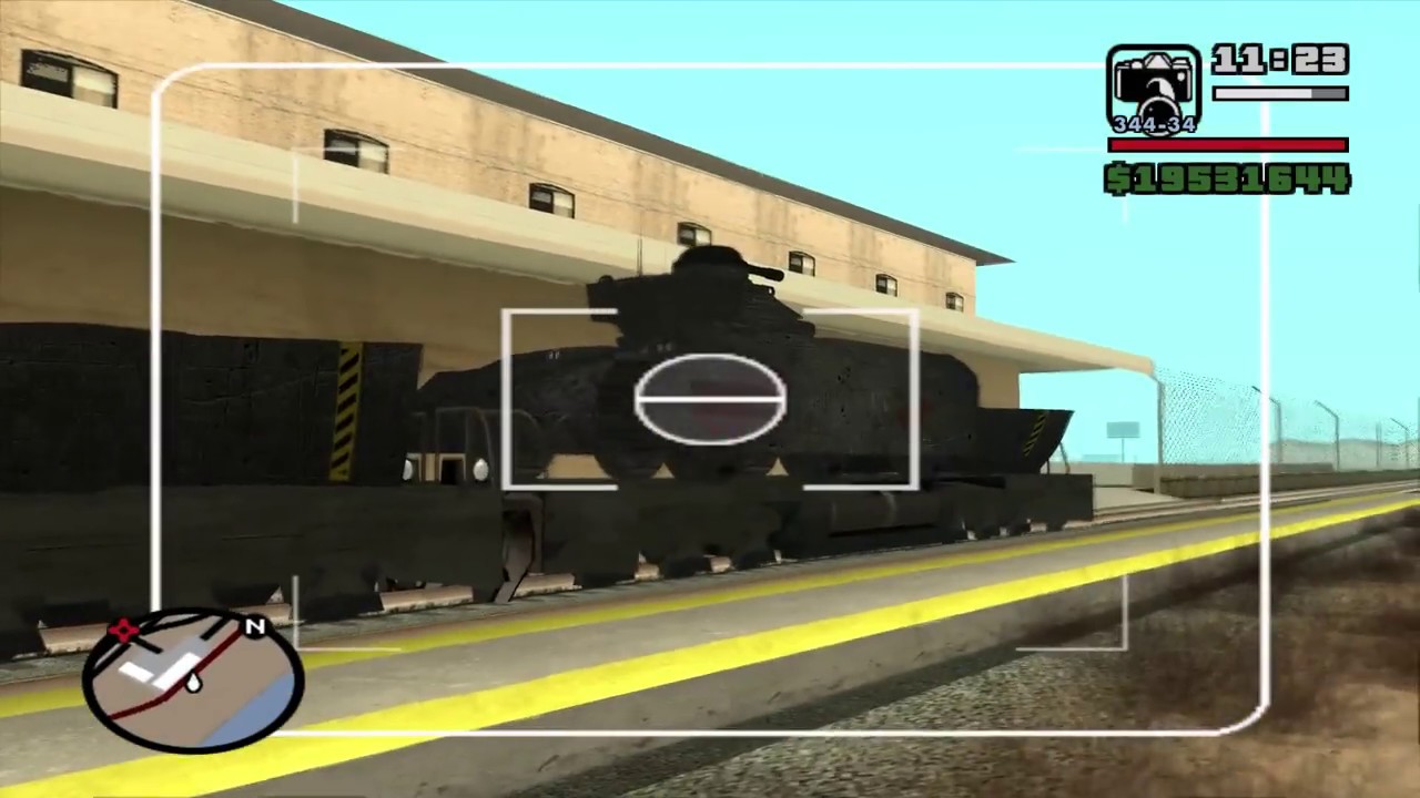 GTA SA - Train Mission - Freight - YouTube