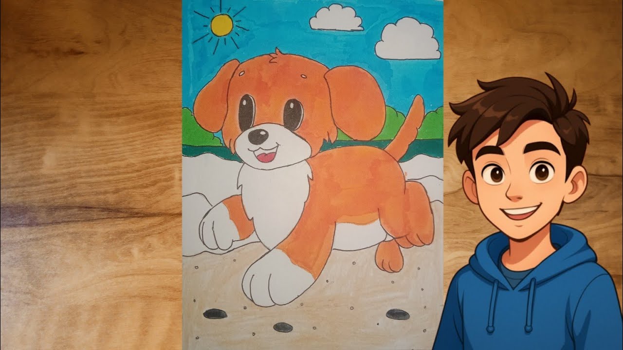 How to Draw Beautiful Dod Drawing in Simple Way let's Try it ! - YouTube