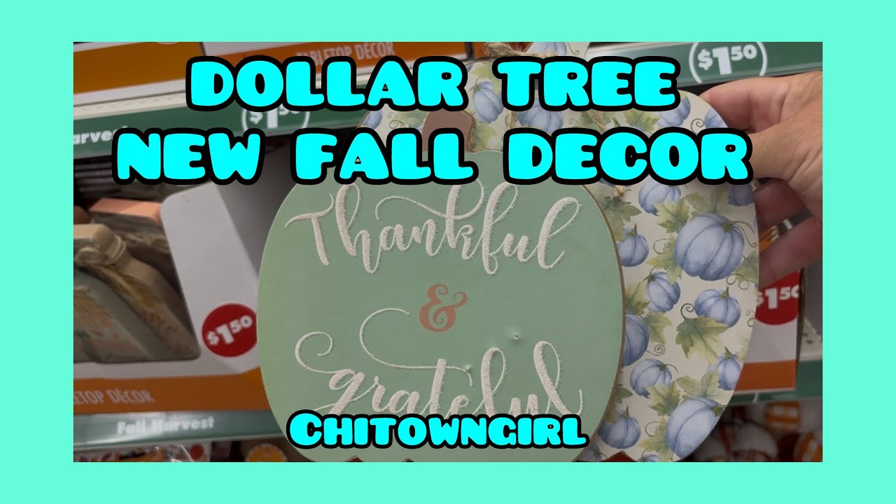 NEW DOLLAR TREE FALL & AUTUMN 🍂 DECOR || IN STORE WITH ME 7.20.25 - YouTube