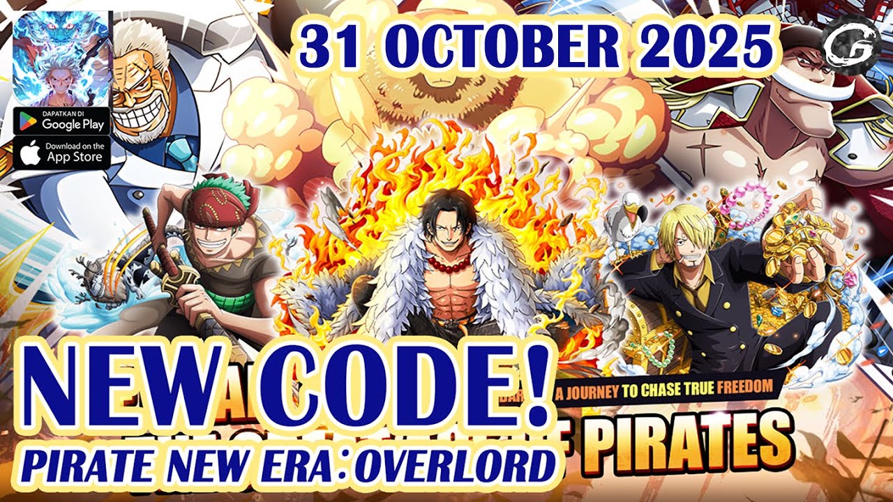 🎁 NEW CODE Pirate New Era: Overlord Giftcode & Redeem Code 31 October ...