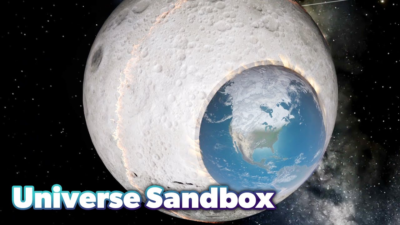 OMEGA MOON in Universe Sandbox - YouTube