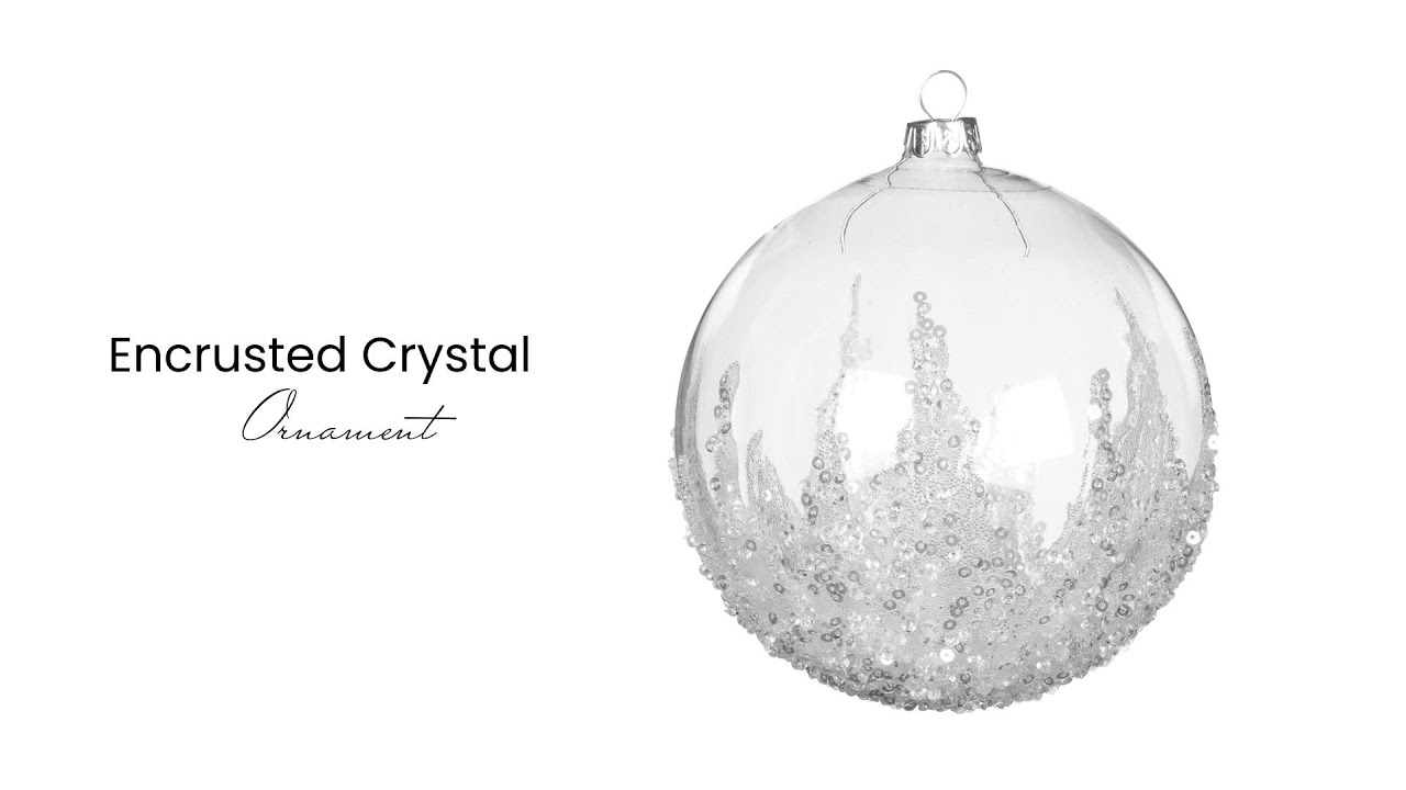 Encrusted Crystal Ornament - YouTube