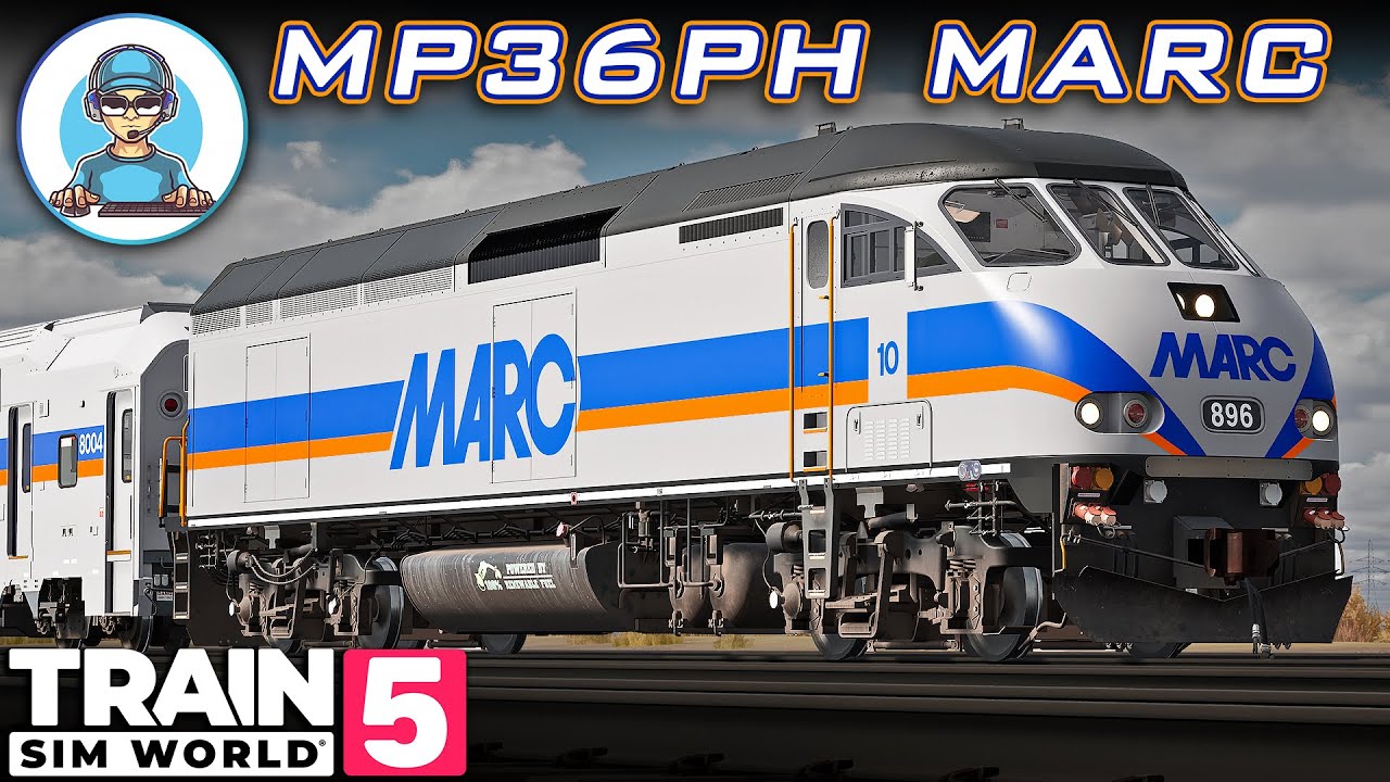 MP36PH MARC Commuter (Custom Livery) @TrainSimWorld - YouTube