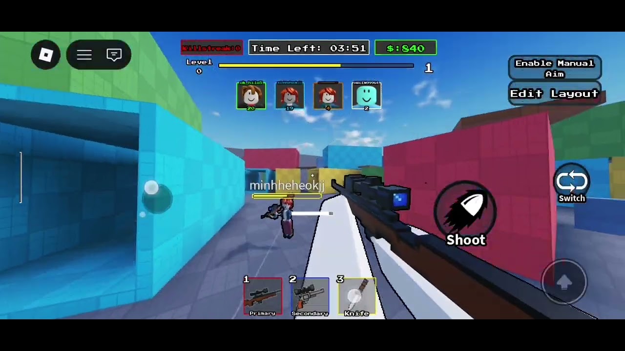 Playing ONE TAP in roblox - YouTube