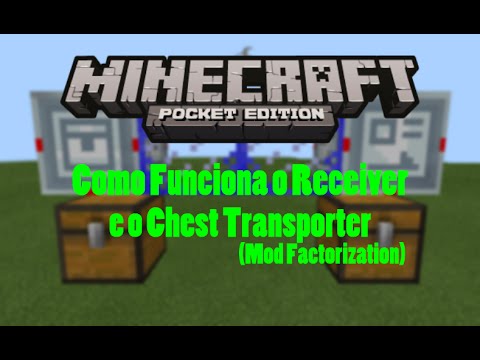 Minecraft PE 0.10.5 - Como Funciona o Chest Transporter e o Receiver ...
