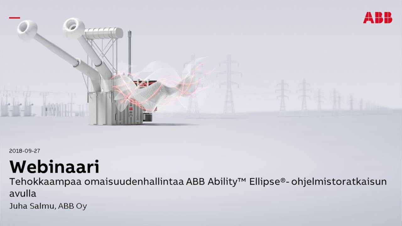 Webinaaritallenne: Tehokkaampaa omaisuudenhallintaa ABB Ability ...
