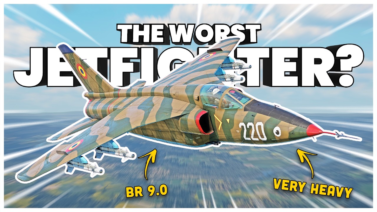 The WORST 'Jet Fighter' at BR 9.0? (War Thunder IAR-93B) - YouTube