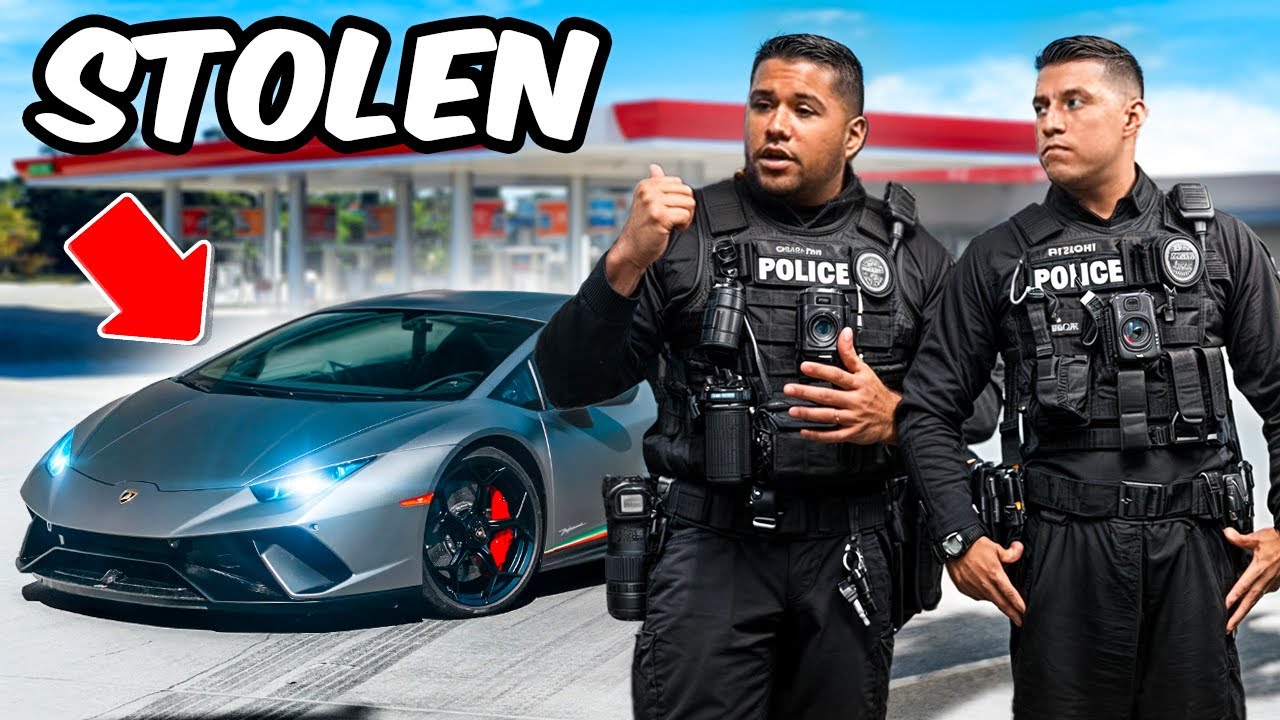Cops Interrogate Me For My Stolen Lamborghini ! | Braap Vlogs - YouTube