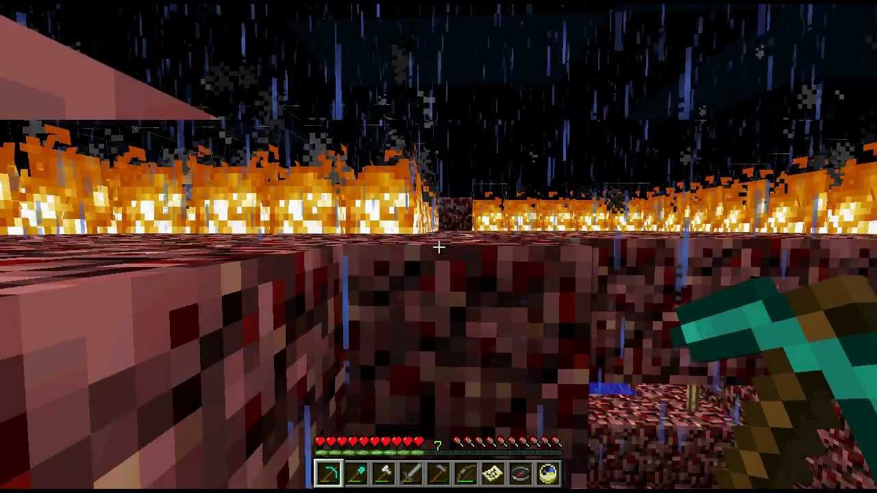 Minecraft Flame Fortress - YouTube