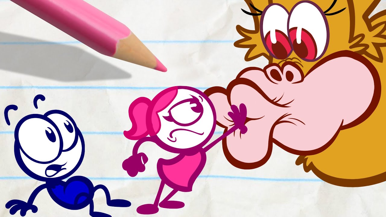 Pucker Up, Pencilmate! | Animated Cartoons Characters | Animated Short ...