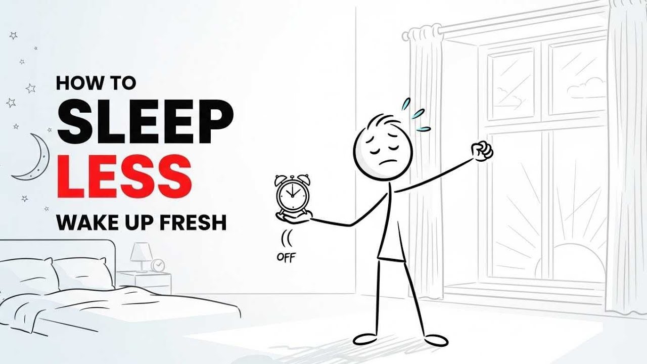 How to Sleep LESS Hours and Wake Up FRESH (You’re Doing Sleep Wrong ...
