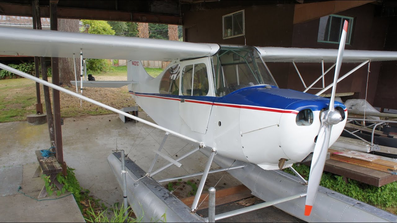 1955 Champion Float Plane - YouTube