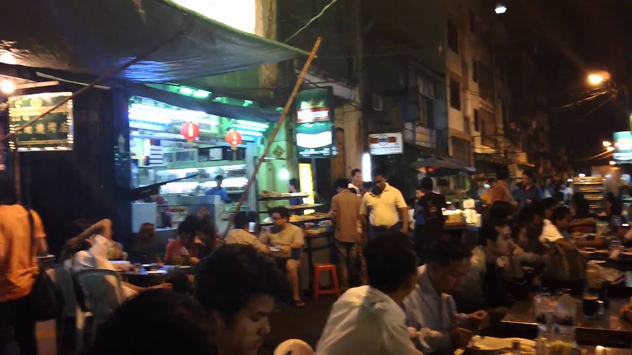 Chinatown in Yangon - Myanmar - YouTube