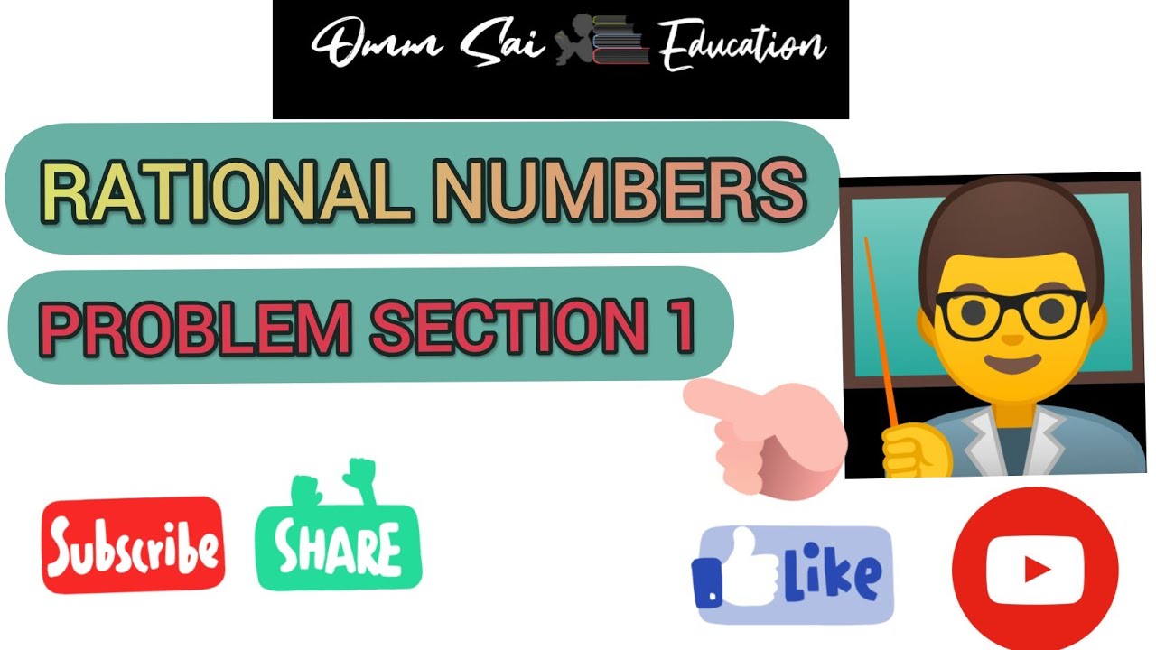 Rational Numbers Problem Section - YouTube