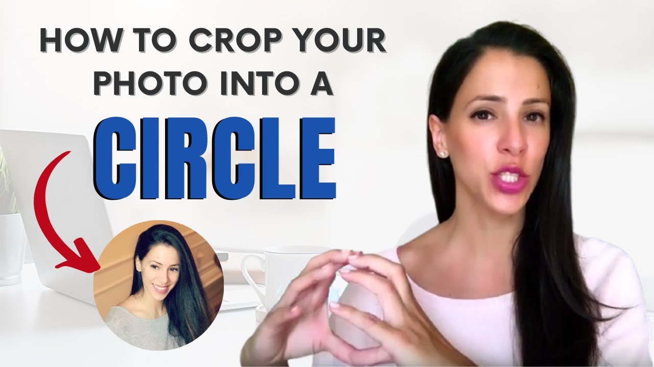 How To Easily Crop Your Photos Into Circles In Canva - YouTube