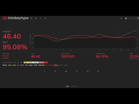 Colemak day 7 (140 wpm qwerty - 40 colemak) chromebook typist (ROAD TO 200 WPM #2)