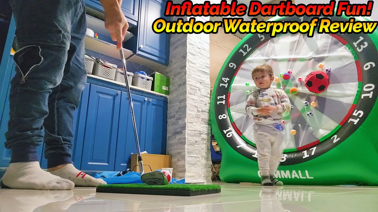 6ft Inflatable Dartboard, Soccer Target & Golf Target Game. Party Games ...