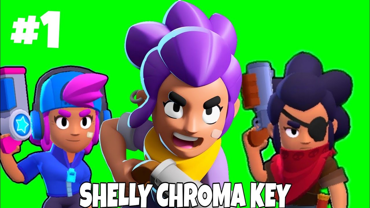 Shelly chroma key(Green screen). Brawl stars em chroma key #1 - YouTube