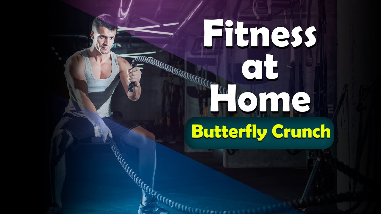 Fitness exercises | Butterfly Crunch - YouTube