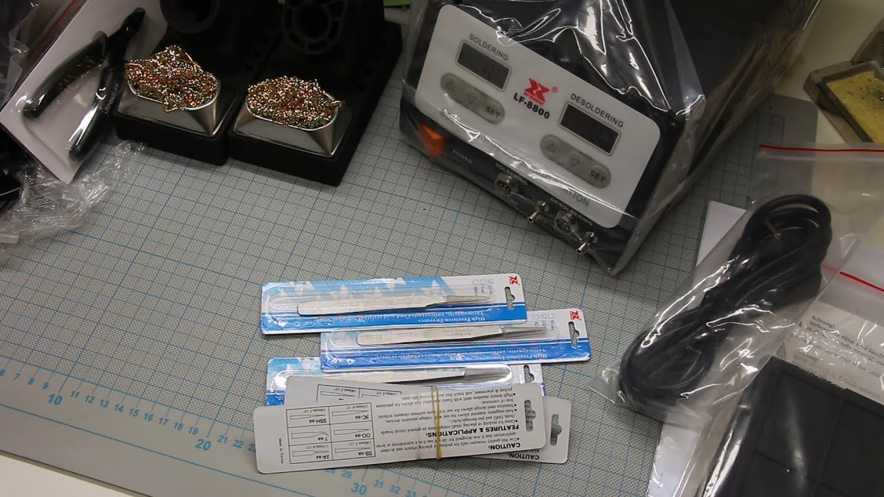 Xytronic LF-8800 Löt- und Entlötstation - Unboxing - YouTube