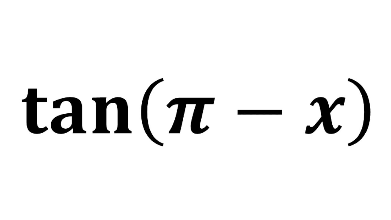 Tan pi X Tan pi Theta YouTube