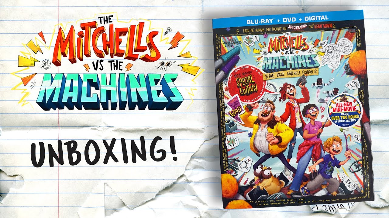 The Mitchells vs The Machines Blu-ray Unboxing - YouTube