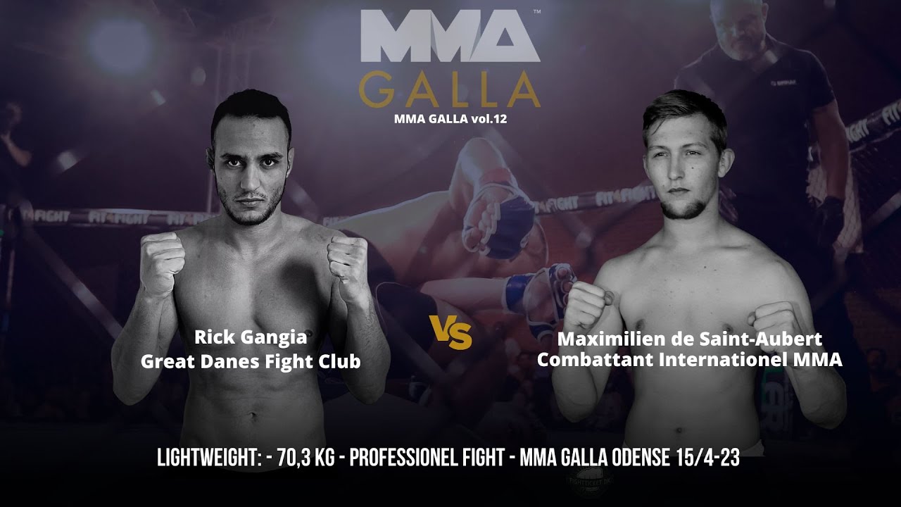 Rick Gangia (Great Danes Fight Club) Vs. Maximilien de Saint-Aubert ...