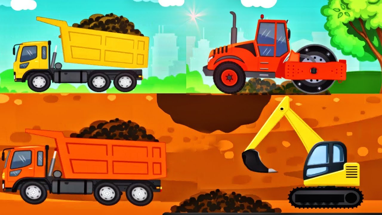 Little Builder - Construction Games for Children - YouTube