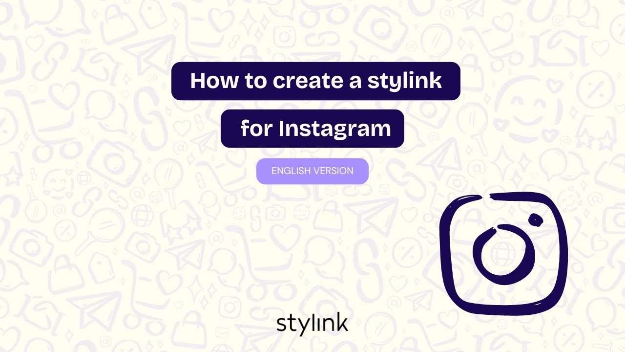 How to create a stylink for Instagram - ENG - YouTube