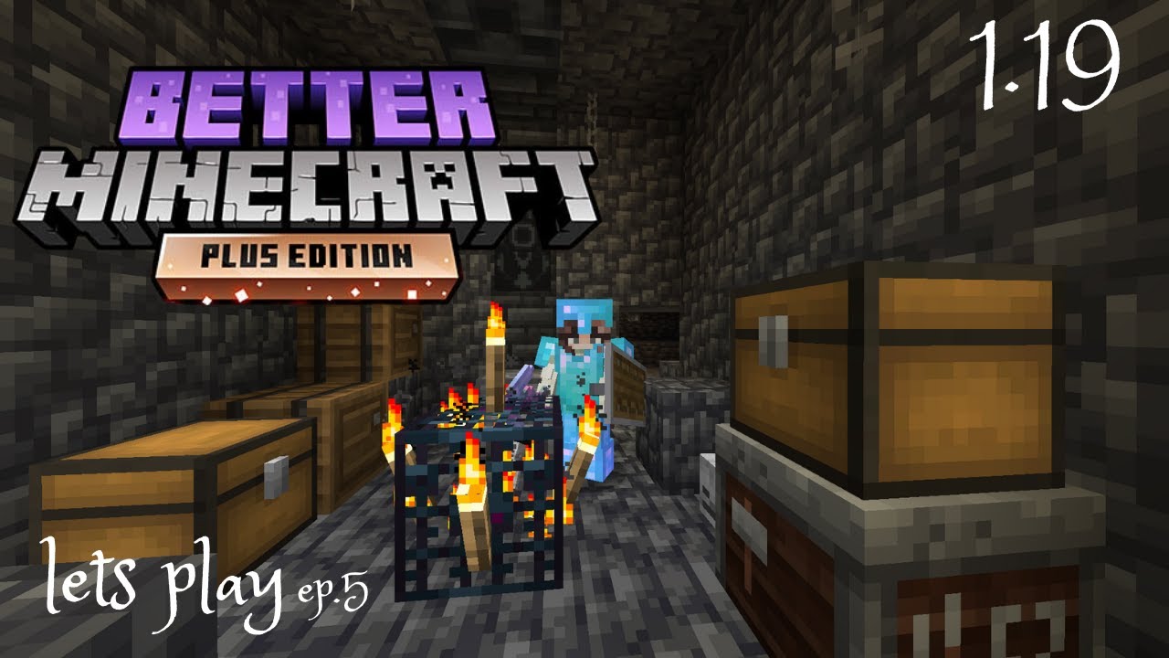 BETTER MINECRAFT PLUS! (1.19) | LONG PLAY EP. 5 (XP FARM & ENCHANTING ...